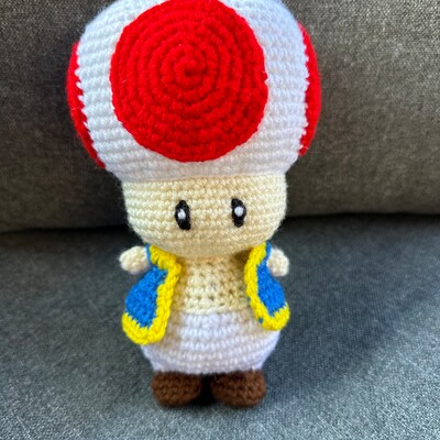 AMIGURUMI PATTERN Toad Crochet Pattern Game Crochet Tutorials for Geeks ...