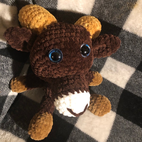 PATTERN: Reagan the Ram - Crochet Ram Pattern - Amigurumi Ram Pattern ...