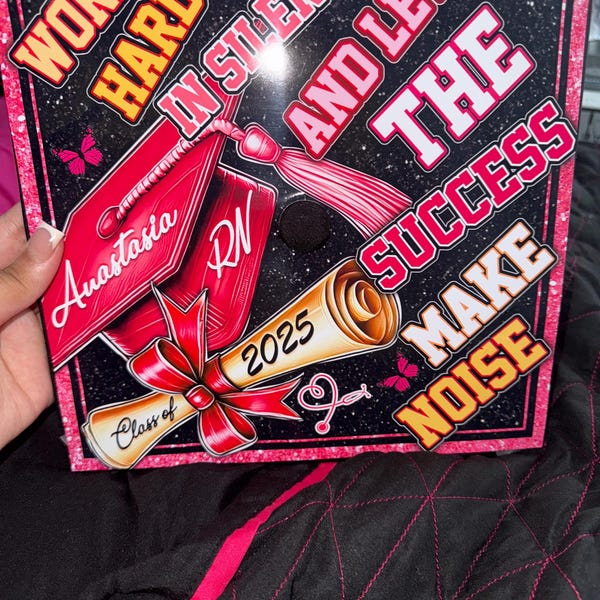 Customized Occupational Therapy Grad Cap, OT Graduation Cap Decorations ...