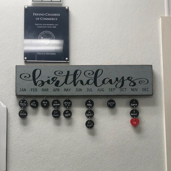 Classroom Decor, Classroom Birthday Board, School Decor, Class Birthday ...