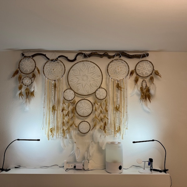 Dreamcatcher Wall Hanging, Dreamcatcher Decorate the Headboard ...