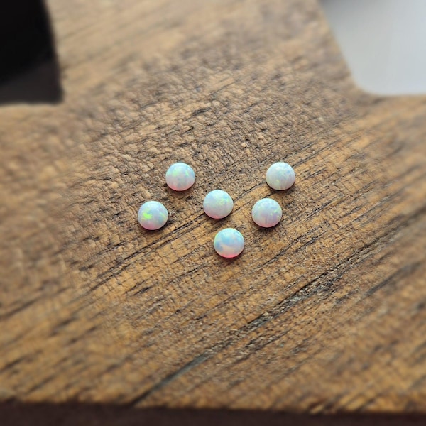 3mm OPAL CABOCHONS - 3mm Opal Cabochon - Choose Your Color - Opal Cab ...