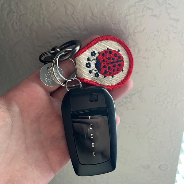 Patch Keychain - Ladybug - Etsy