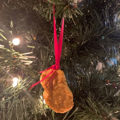 NEW Faux Chicken Nugget Christmas Ornament Merry Fried Chicken-mas - Etsy