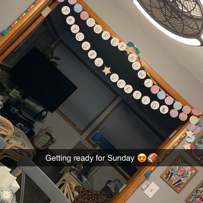 In My Birthday Era Banner Printable, Giant Friendship Bracelet Garland ...