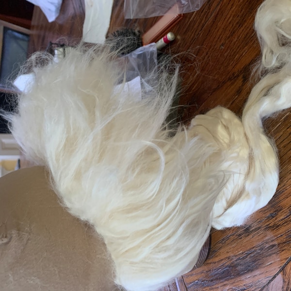 Natural Silk Roving | Mulberry Silk Roving | Combed Silk Fiber | Silk ...