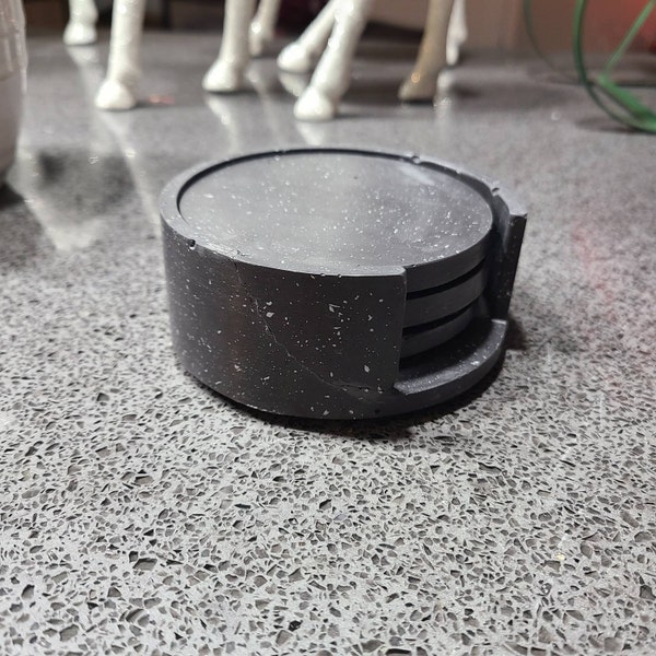 Concrete Door Stopper With Rope Gold Effect I Black Gold Door Stopper ...