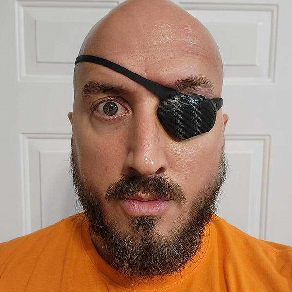 Eye Patch, Adult Eye Patch, Sports, Crenshaw Style, Adult, Black ...