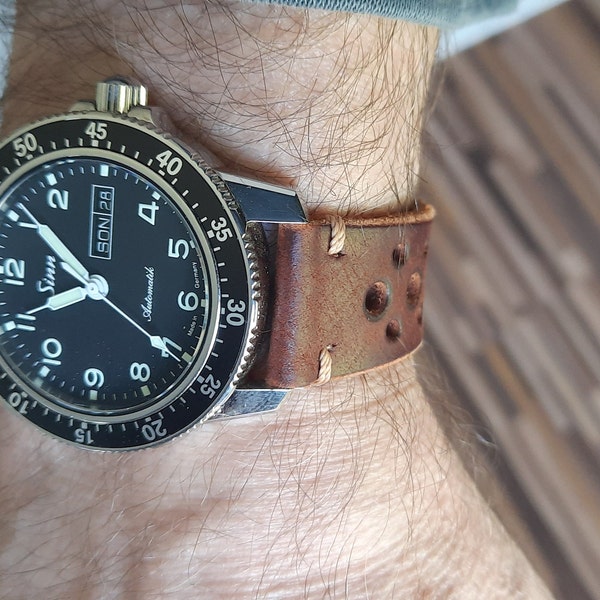 Handmade Vintage Watch Strap 18mm, 19mm, 20mm, 21mm, 22mm, 24mm ...