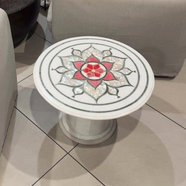 Mother of Pearl Coffee Center Table Top, Black Mop Dining Table Top ...