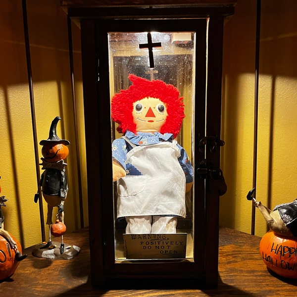 Annabelle Doll Box A Case For Your Vintage Raggedy Ann Doll Or Haunted Doll For Horror
