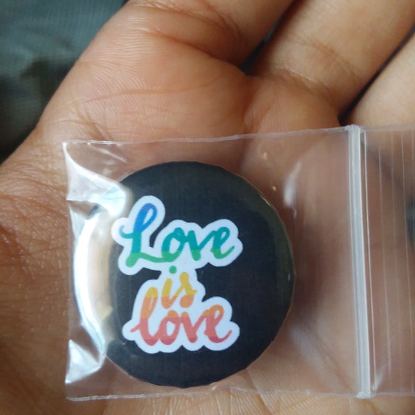 Love is Love Rainbow Pride Pin - Etsy