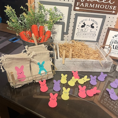 Easter Marshmallow Bunny Peep Chick Peep Chillin With My Peeps Pastel ...