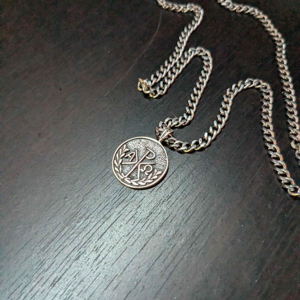 Zeus Lycaeus and God Pan Silver Coin Pendant Necklace, Arcadian Coin ...