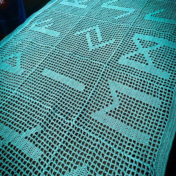 Complete Set of 24 Runes PDF Filet Crochet Pattern Instant Download ...