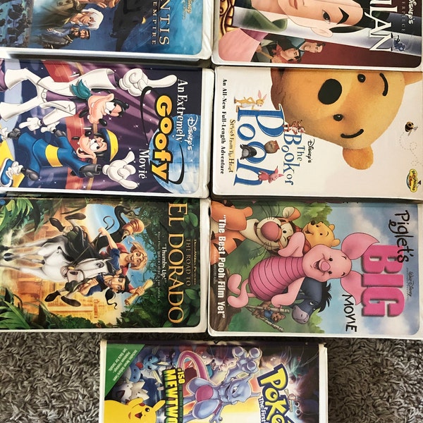 Family Entertainment VHS Movies ~ Private Collection ~ Classics ~rated ...