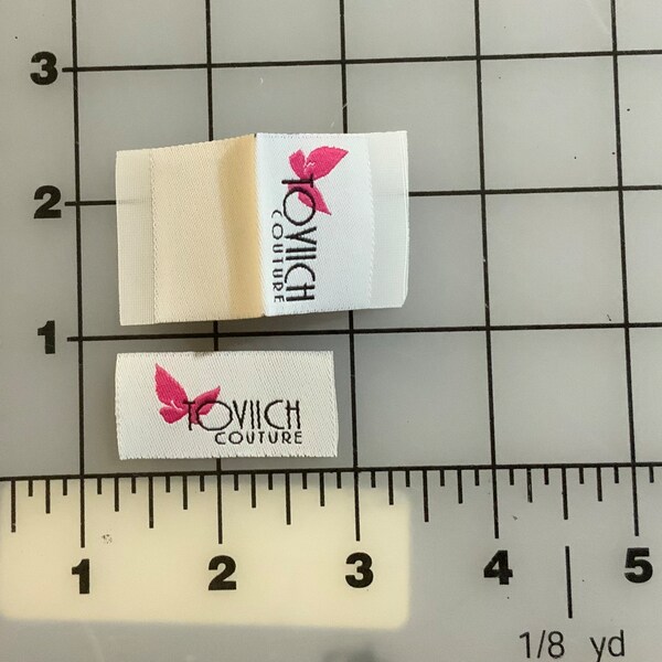 100 Pcs Custom Name Iron on Labels, Personalised Name Sticker, Heat ...