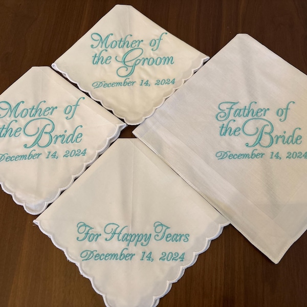 Mother Handkerchief - Custom Handkerchief - Wedding Tradition - for ...