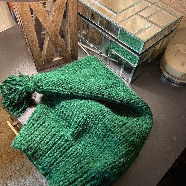 Pure Wool Voyageur Hand-knitted Cap - Liberty Cap - Coureur Des Bois ...