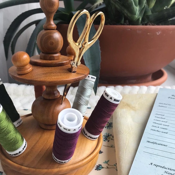 Wood Scissor and Threads Keeper - Etsy