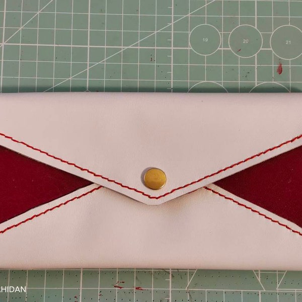 PDF Leather Pattern. Long Envelope Wallet Pattern and "how To" Video - Etsy