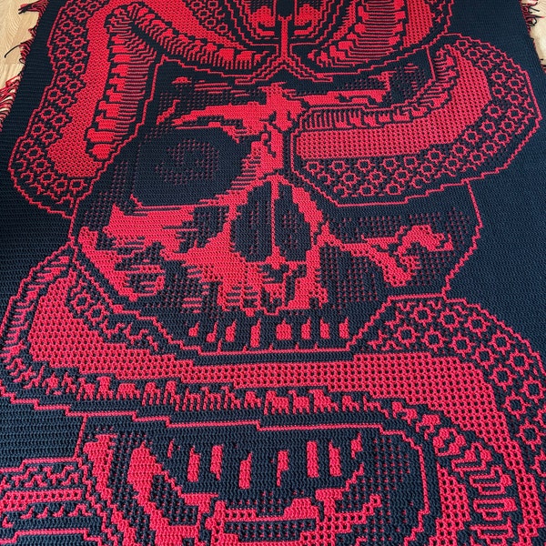 Snake and Skull, DIGITAL PATTERN for Overlay Mosaic and Interlocking ...