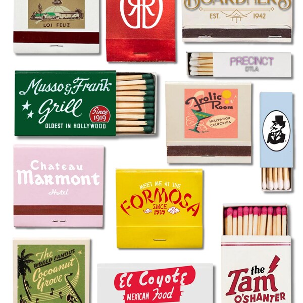 BLANK MATCHBOOK Template Digital Download Custom Matches Personalized ...