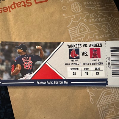 Customized Replica Football Ticket Gift Perfect Way to Give Digital ...