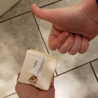 Sulfur All Natural Soap No Color No Scent Added - Etsy