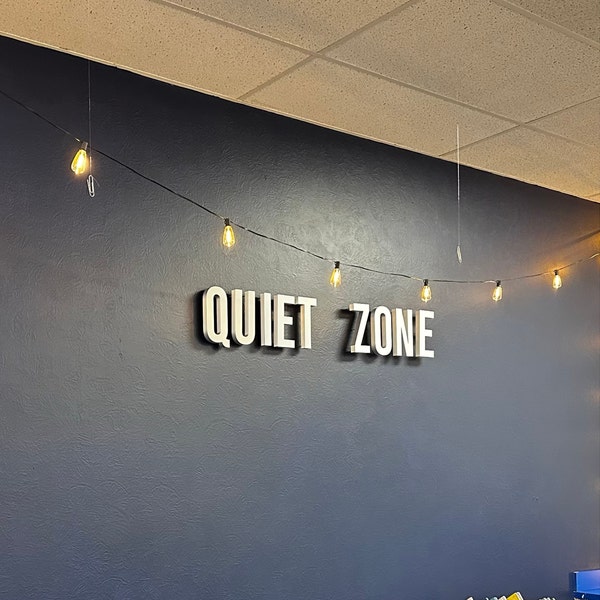 Totally Custom 3D Indoor Sign Letters (stud Mount). 1 Inch Thick, Any ...