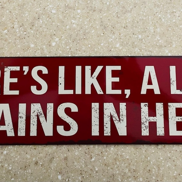 Funny Chicken Run Sign - Chicken Coop Décor - Crazy Chicken Lady Gift ...