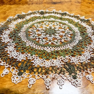 Doily coral Reef PDF Original Shuttle Tatting Pattern by Renulek ...