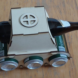 Laser Cut File Vector Bottle Tank, CNC, SVG, DXF, Pdf, Cdr, Patern Cnc ...