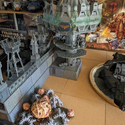 Sci Fi Gothic Train Set 3D Printed Gaming Terrain Warlayer - Etsy