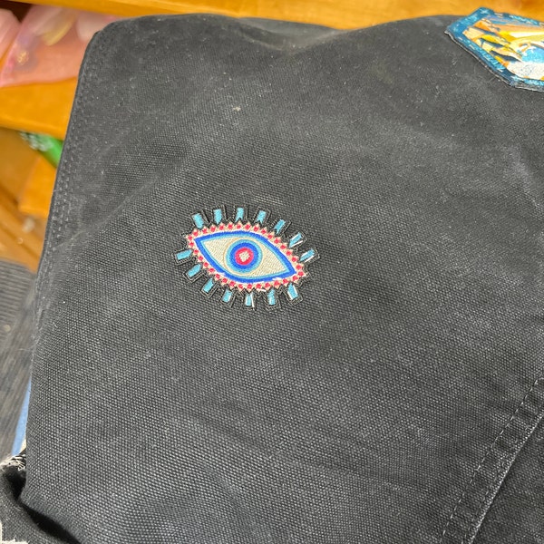 Evil Eye Patch - Iron on - Embroidered Applique - Etsy