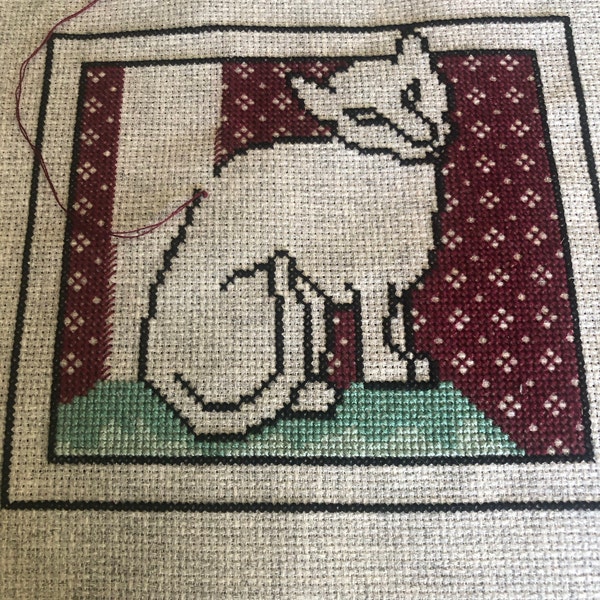 Tiny Small Cat Cross Stitch Pattern, PDF - Etsy