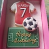 Personalised Football Fan Birthday Biscuits, Gift for Football Fan ...