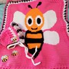 Cute Bumblebee Graph and Pattern C2C & Tapestry Crochet Crochet Bee ...