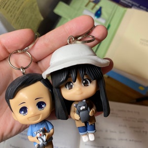 Customized Figure Hand Sculpted Polymer Clay Keychain 3D | Etsy