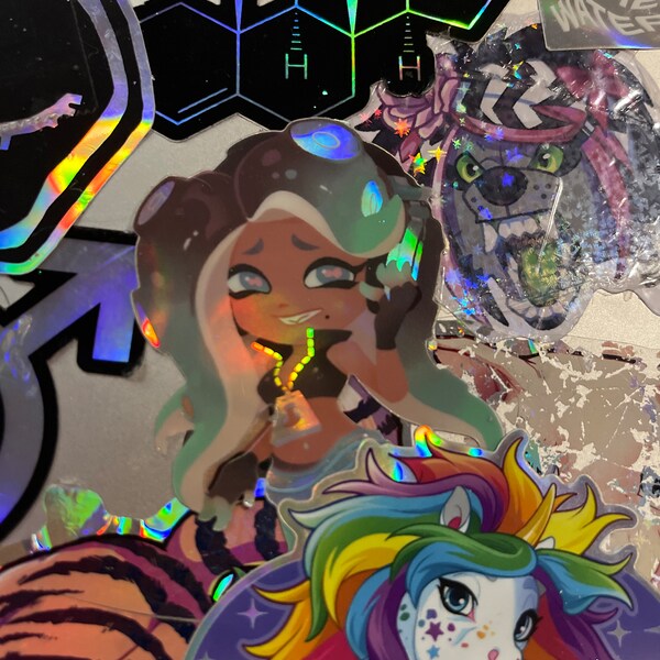 Splatoon Idols Holographic Vinyl Sticker - Etsy