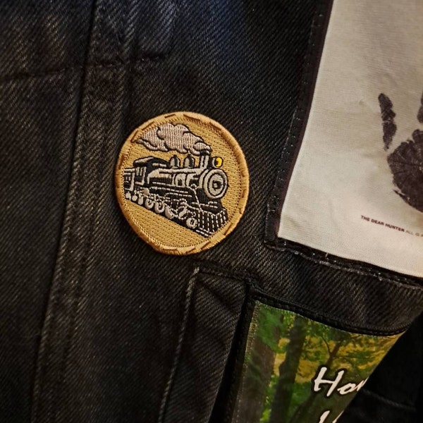 Train Locomotive Patch (763) 2 Inch Diameter Embroidered Patch - Etsy