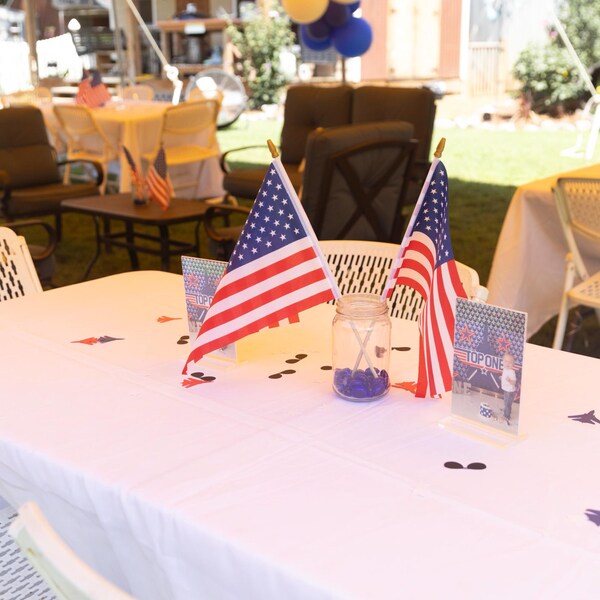 Military Jet 1st Birthday Decorations Custom Jet Baby Shower Banner ...