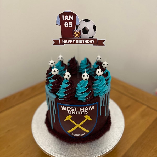 Tottenham Hotspur Inspired Cake Topper - Etsy