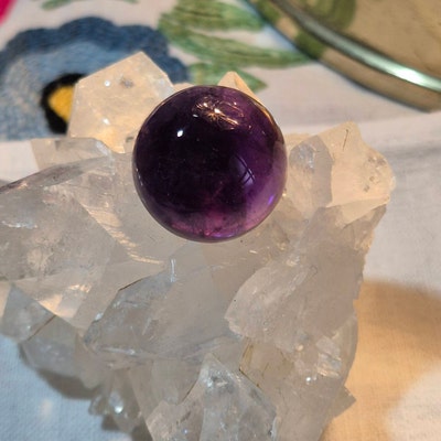 AAA Quality Natural Amethyst Round Shape Cabochon Flat Back Calibrated ...