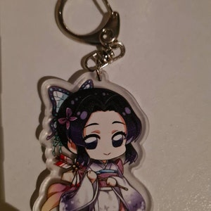 Anime Keychains Stainless Silver Chain Anime - Etsy