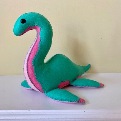 Felt Plesiosaurus/ Felt Sea Dinosaur. DIY Sewing Pattern and Guide. - Etsy