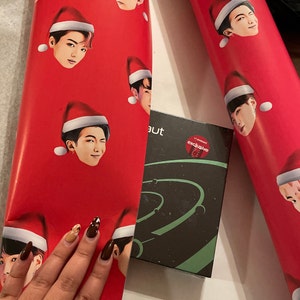 Stray Kids Christmas Wrapping Paper Stray Kidsxmas Gift Wrap - Etsy