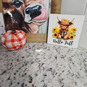 WINTER Tiered Tray, Christmas Shelf Decor, Farmhouse Snowman, Snow ...