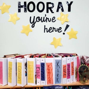 Hooray! You’re Here! | Bulletin Board Cut Out - Etsy