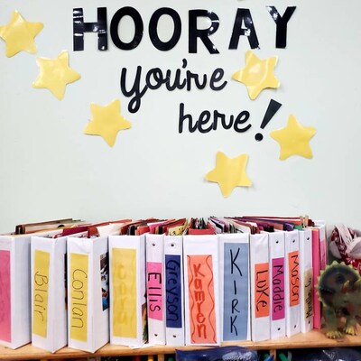 Hooray Youre Here Bulletin Board Cut Out - Etsy